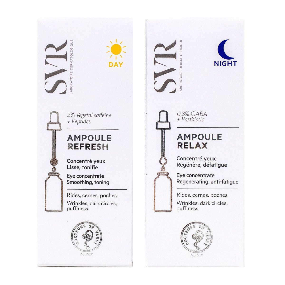 SVR Ampoule Refresh Yeux 15ml - Soin Contour des Yeux Raffermissant