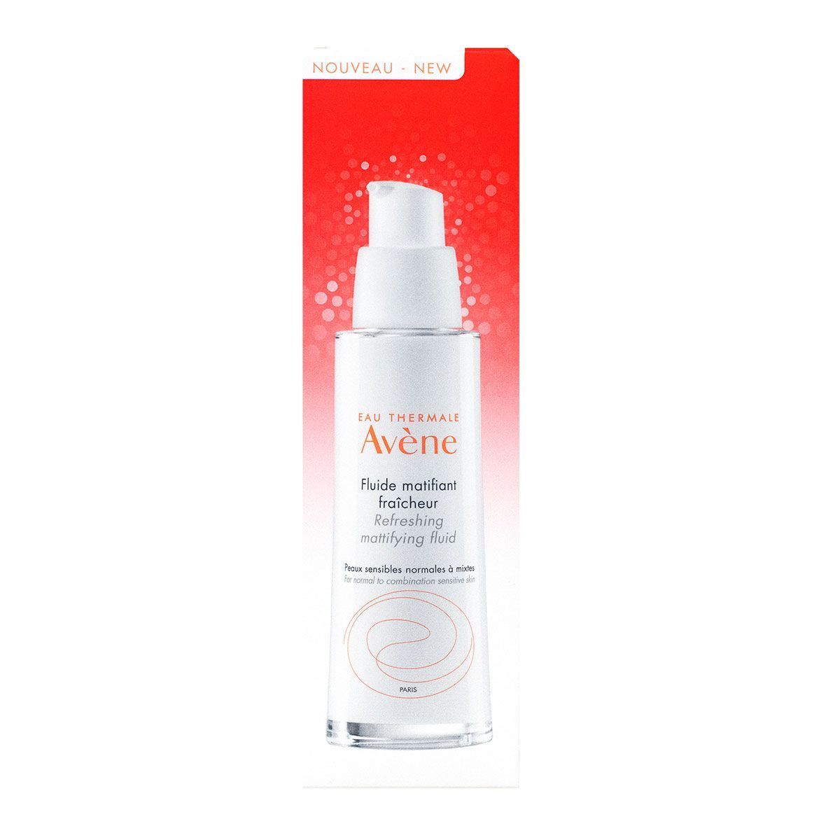 Avene Fluide Matifiant Fraicheur peaux mixtes fatiguee