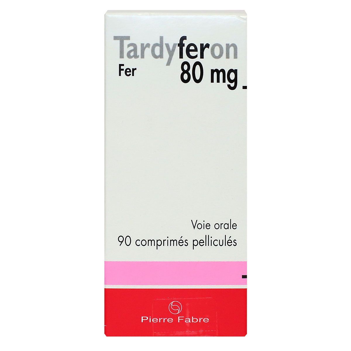 Tardyferon 80mg 90 Comprimés - Fer Anti-Fatigue et Anémie