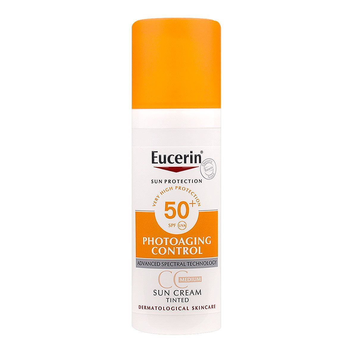 Eucerin Sun Photoaging CC SPF50+ : protection solaire teintée anti-âge