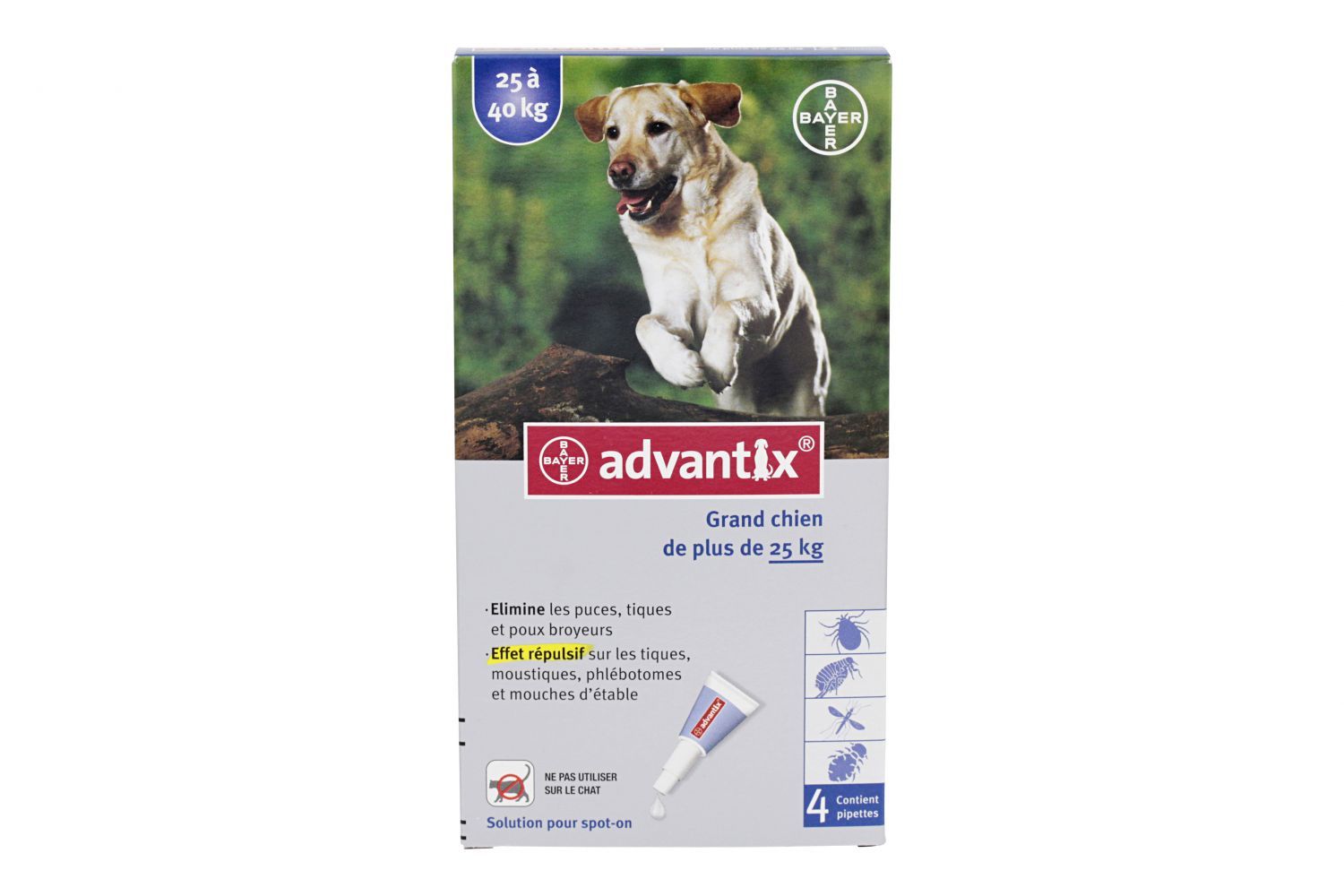 Advantix - Traitement Anti-Parasitaire pour Chiens