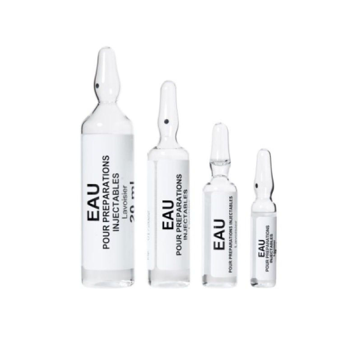 Eau PPI Lavoisier Ampoules 10ml - Dilution des Préparations Injectables