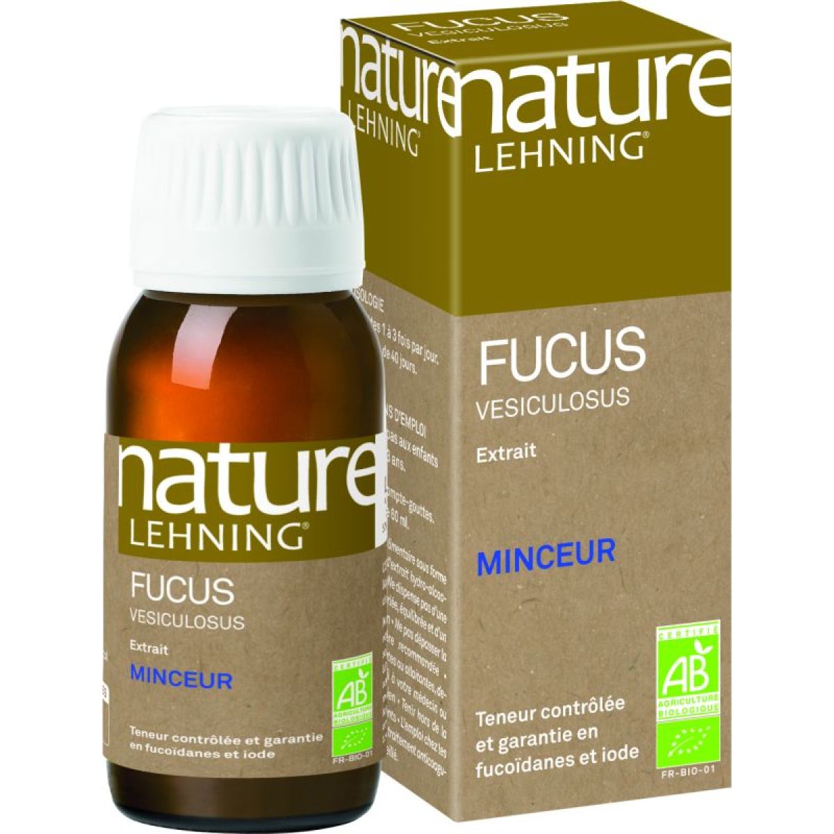 Nature Lehning Fucus Vesiculosus - Soutien Digestif et Contrôle du Poids