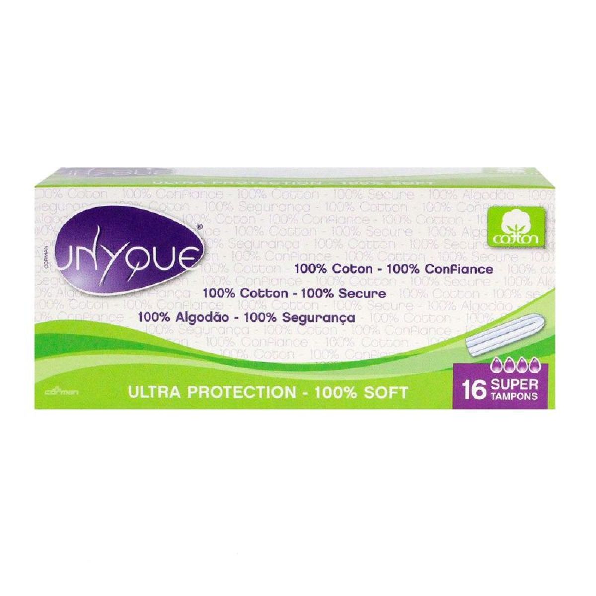 Unyque Tampon Digital Super x16 - Protection Maximale et Confort