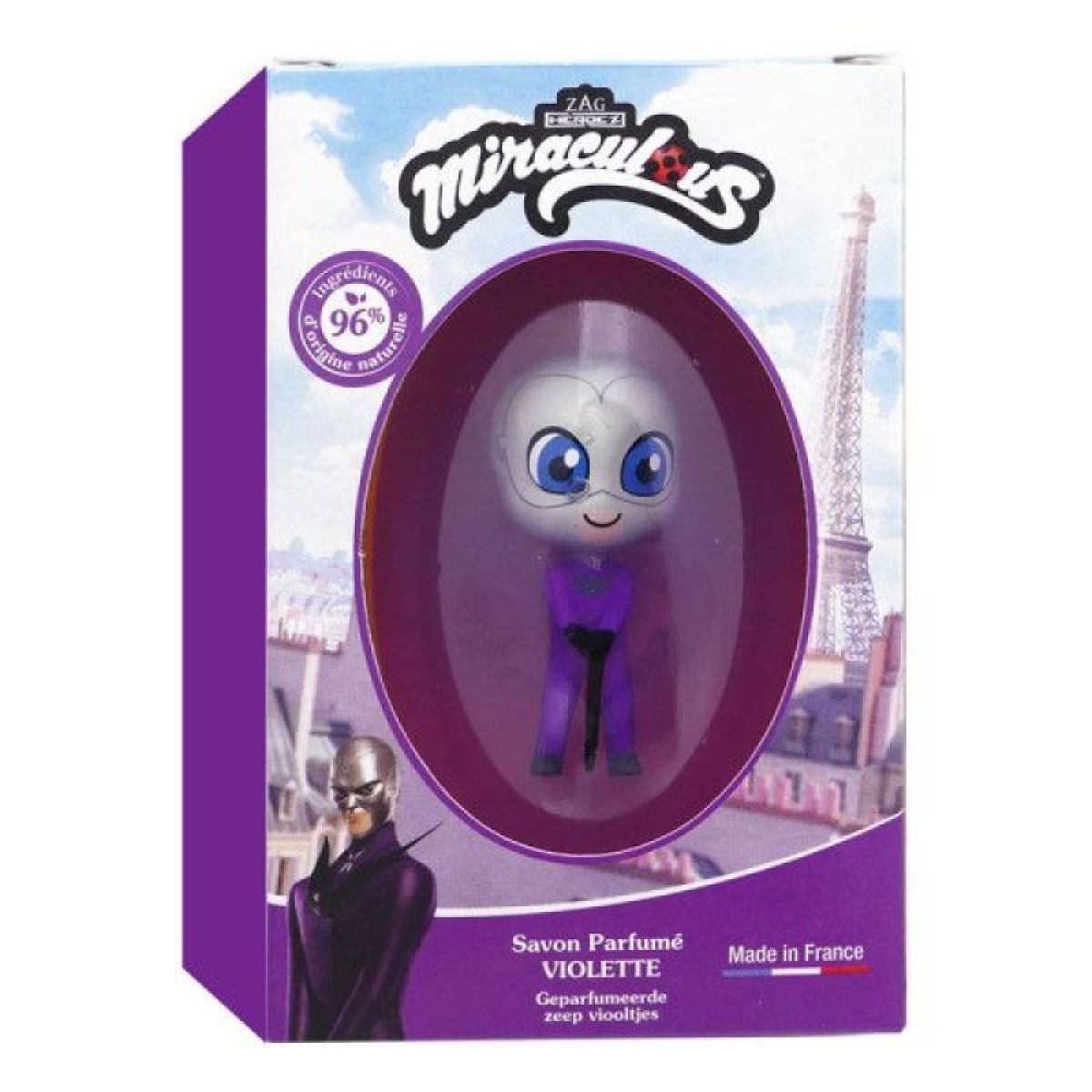 Comp Bain Sav Miraculous Violet 80G - Parfum Doux | Pharmacie Jules Verne