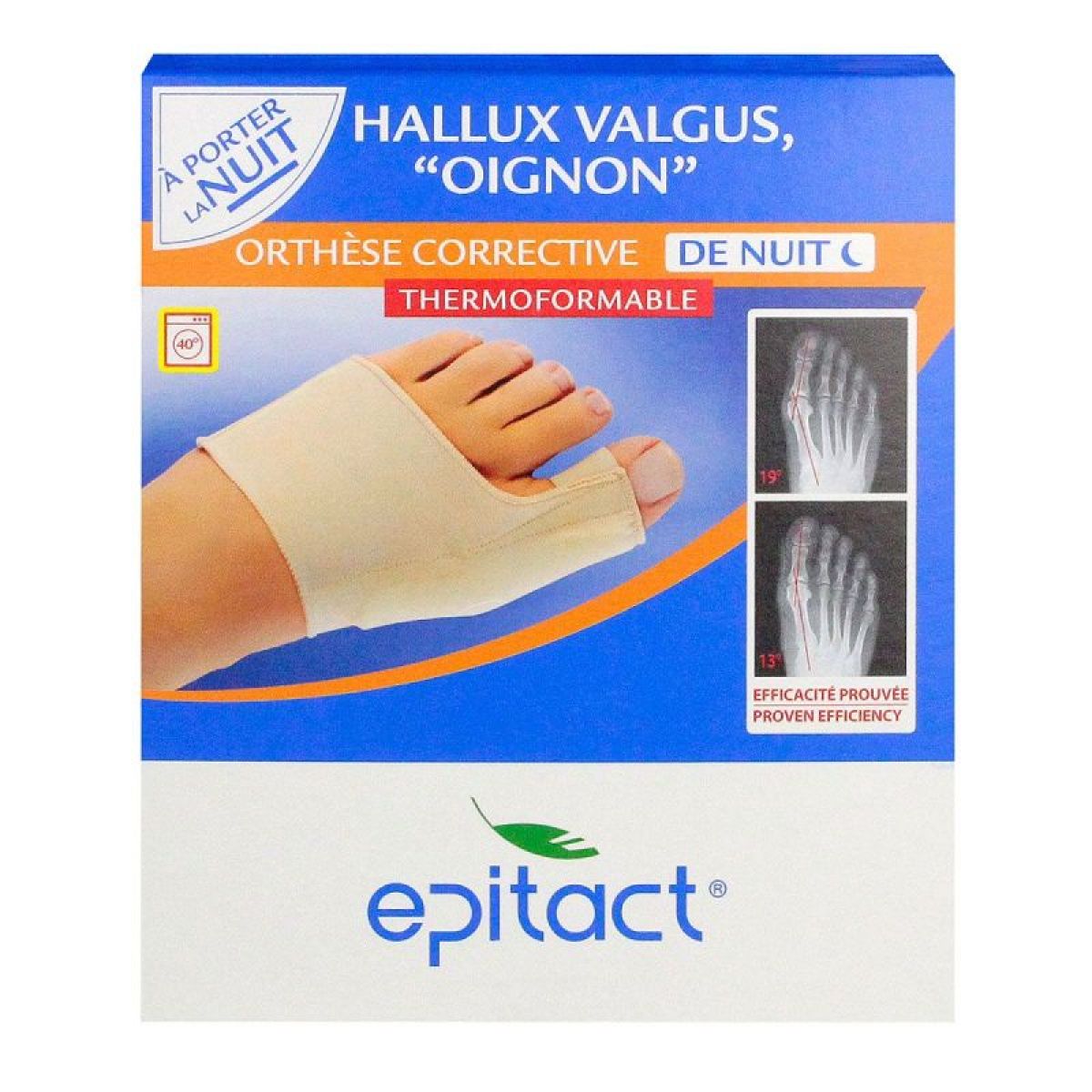 Epitact Orthèse Hallux Valgus Nuit Taille L - Correction Nocturne