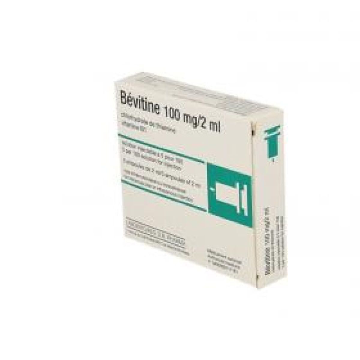 Bevitine 100mg Ampoules IM/IV (x5) - Traitement Carences en Vitamine