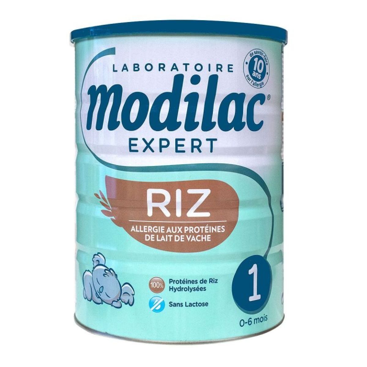 Modilac Riz 1er Âge - Lait Sans Lactose pour Nourrissons 800g