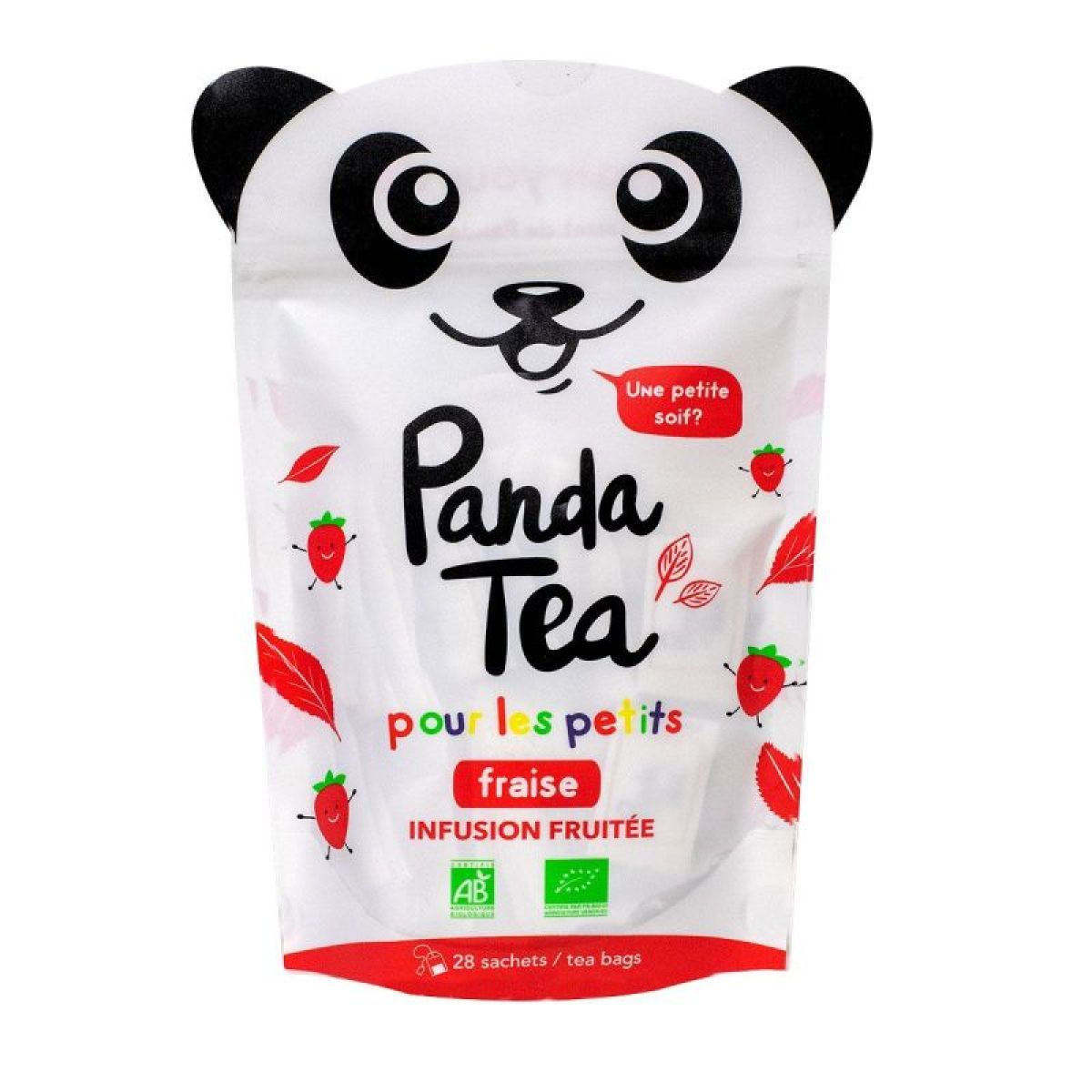 Panda Tea Kids Fraise - Infusion Naturelle pour Enfants