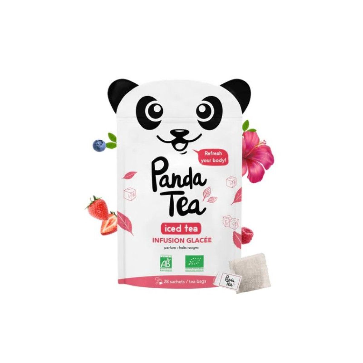 Panda Tea Iced Tea Fruits Rouges - Thé Glacé 28 Sachets