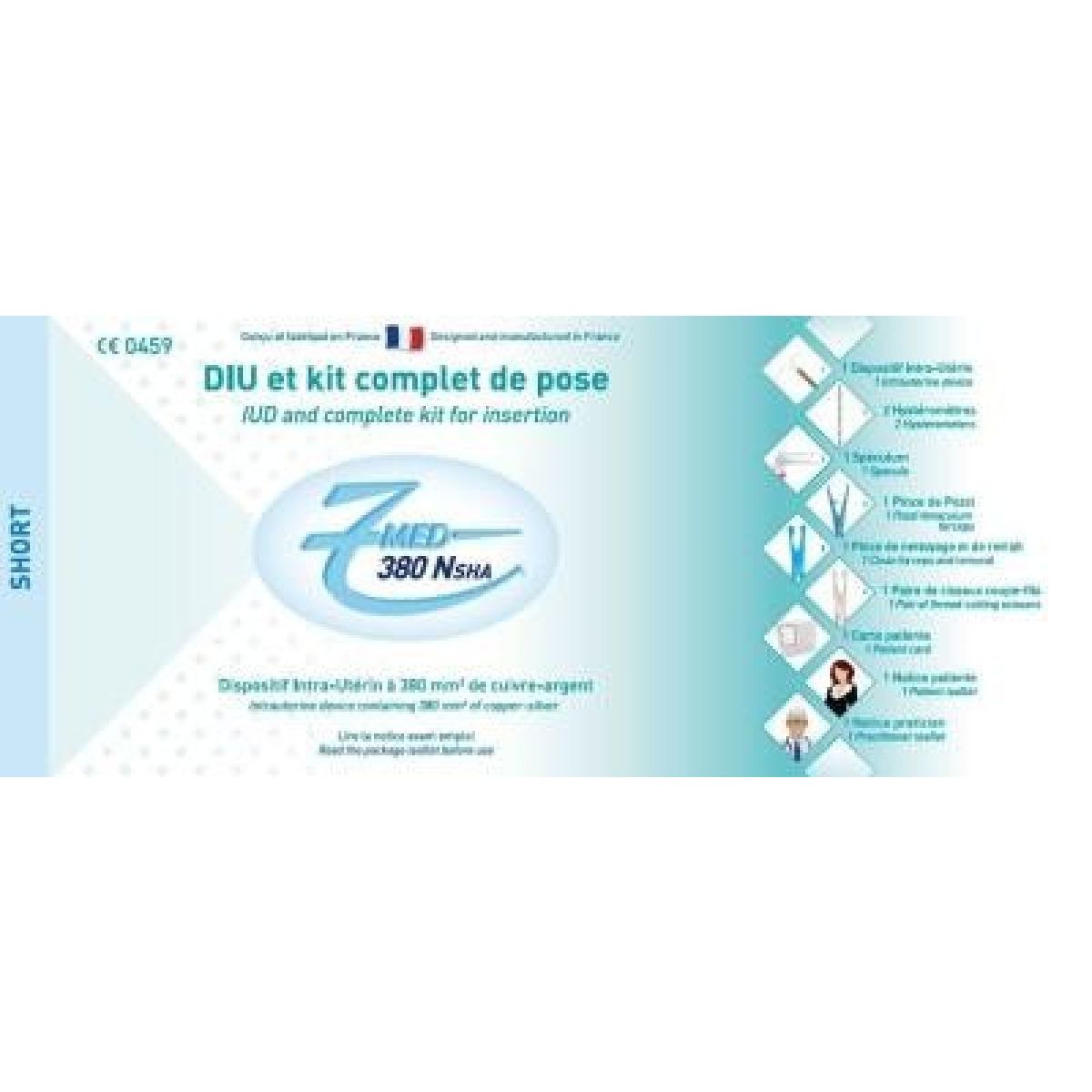 7Med NSHA 380 Kit Stérilet - Contraception Fiable et Longue Durée