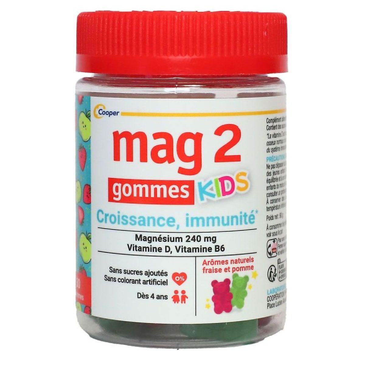 Mag 2 Gommes Kids - Magnésium et Vitalité pour Enfants