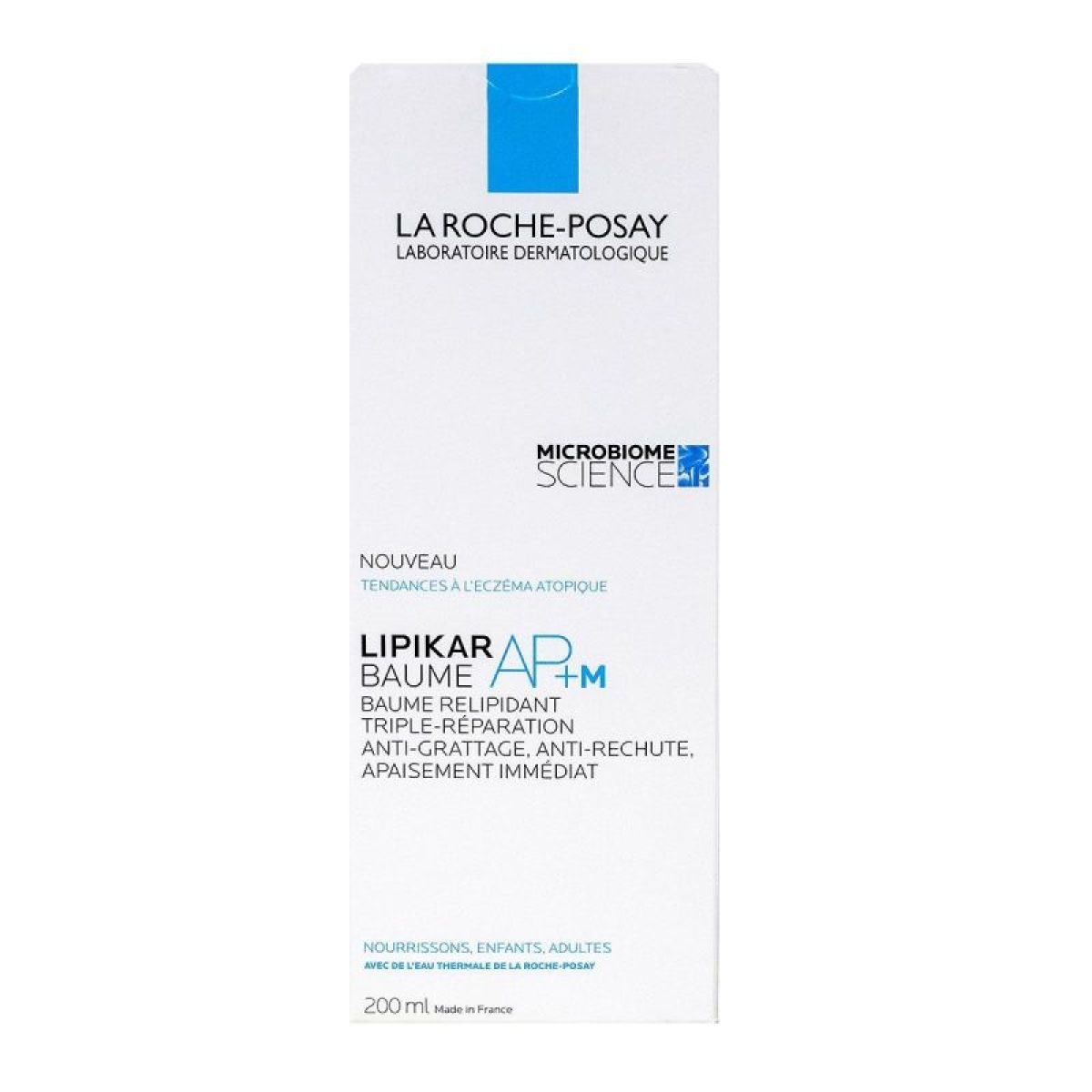 Lipikar Baume AP+ M 200ml - Hydratation Intense Peau Sèche et Atopique