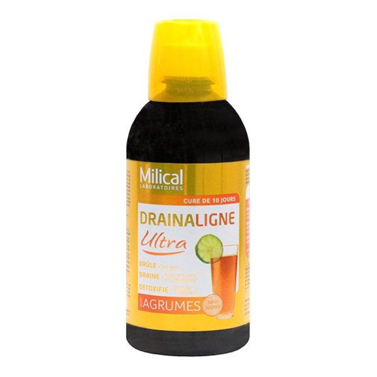 Milical Drain Ultra Agrumes - Draineur et Détox Minceur 500ml