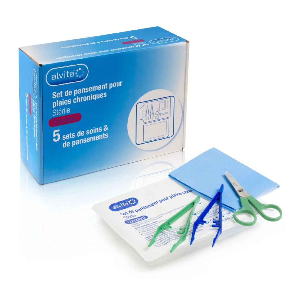 Set Pans Alvita Chronique Soins 5 - Soin Complet des Plaies