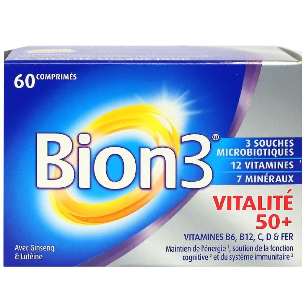 Bion 3 Senior 60 Comprimés - Vitalité et Protection Immunitaire