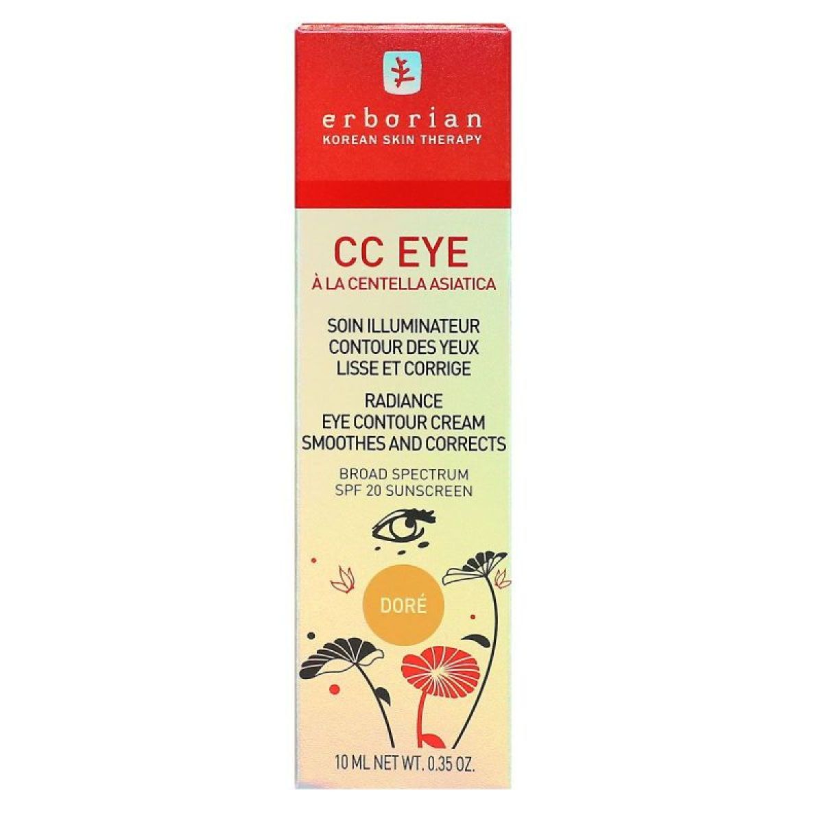 Erborian CC Eye Doré 10ml - Soin contour des yeux