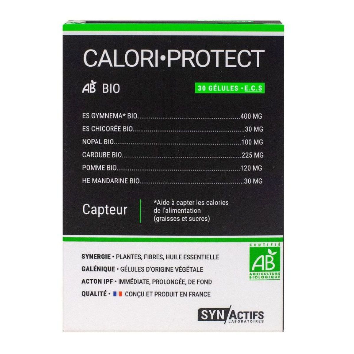 Synactifs Caloriprotect Bio 30 Gélules - Gestion du Poids et Brûle-Graisse
