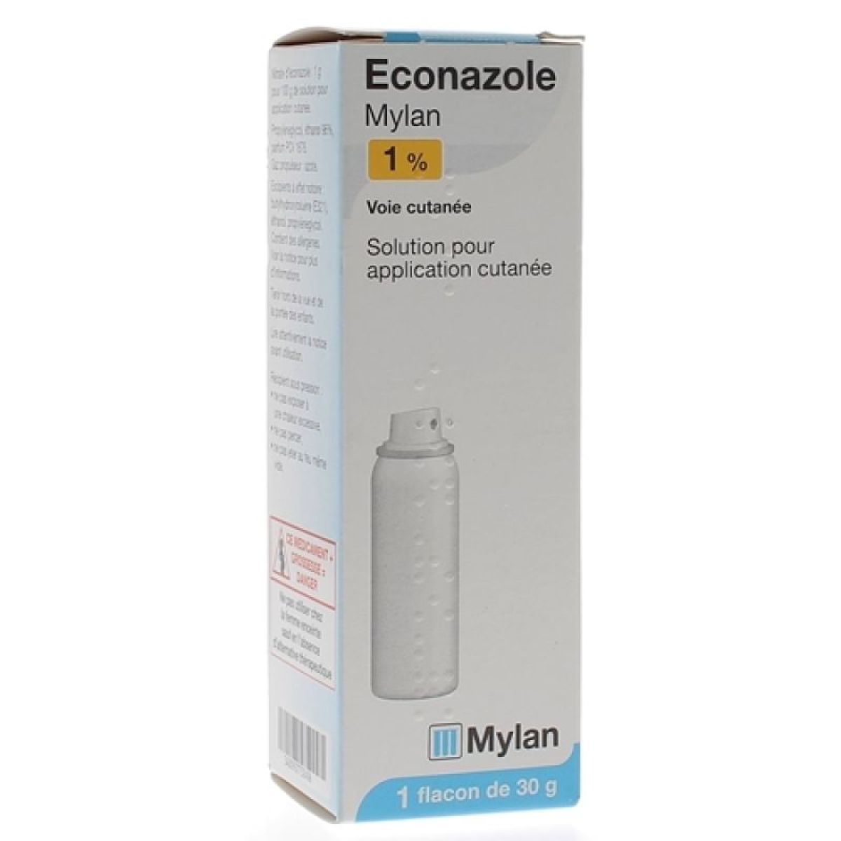 Econazole 1% Mylan Solution 30g - Antifongique peau