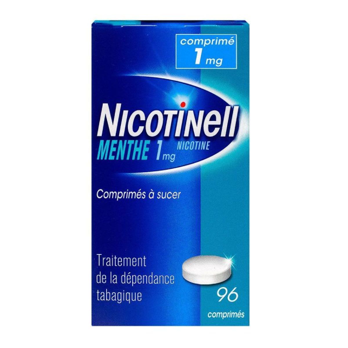Nicotinell 1mg Menthe - Comprimés à Sucer Anti-Tabac 96 Comprimés