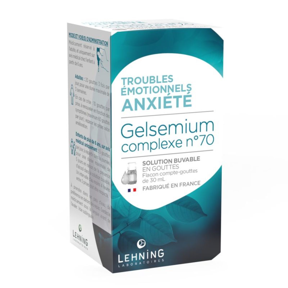 Gelsemium Complexe N°70 : solution anti-stress en gouttes