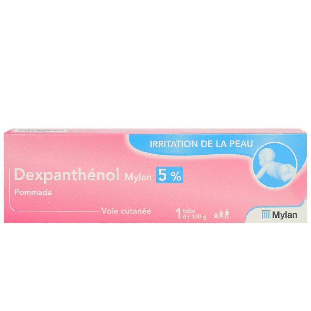 Dexpanthenol 5% Mylan Pommade 100g : soin réparateur pour peau irritée