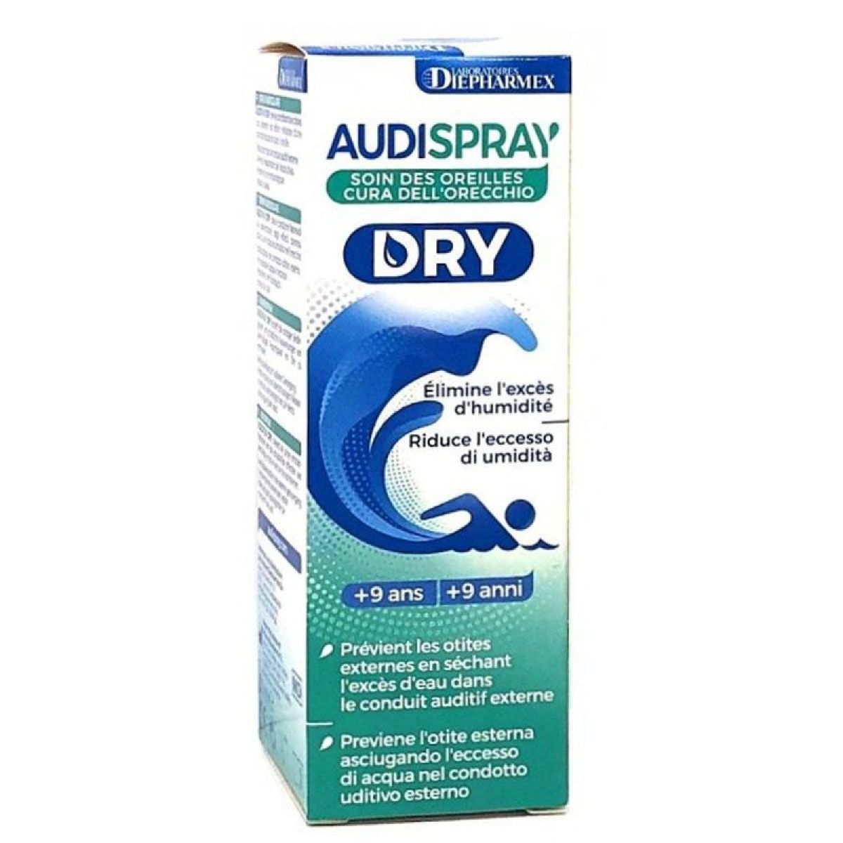 Audispray Dry - 30ml - Séchage Rapide des Oreilles