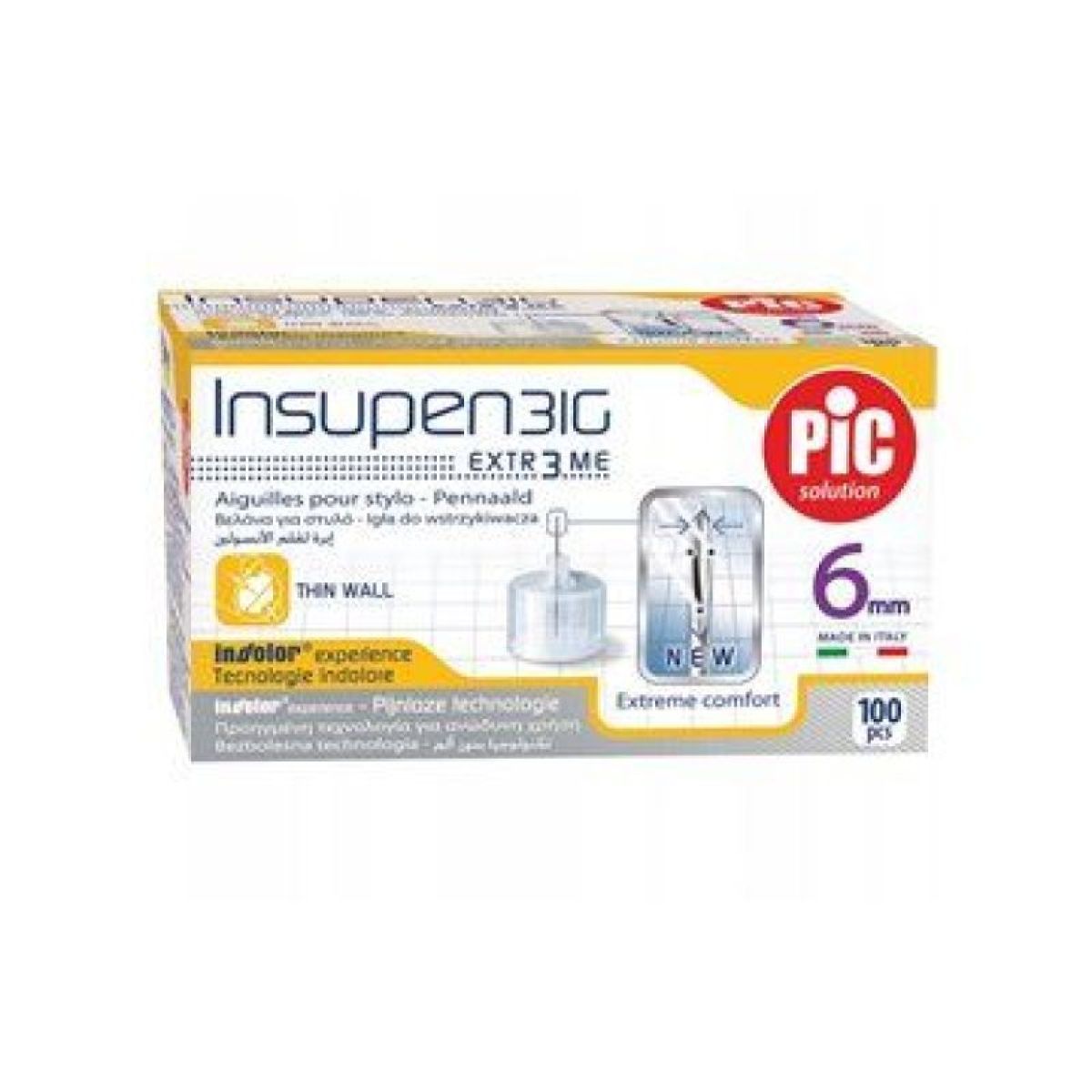 Aiguille Insupen Original 31G 6mm - Insuline Facile et Efficace