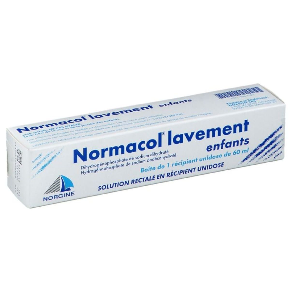 Normacol Lavement Enfant 60Ml - Soulagement Rapide de la Constipation