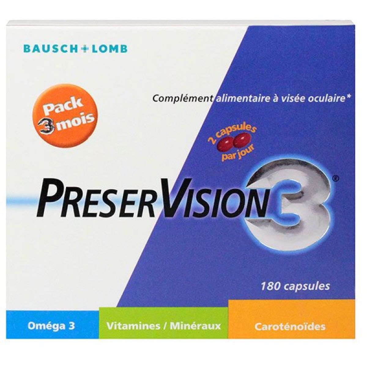 Preservision 3 x180 Capsules - Santé oculaire et protection