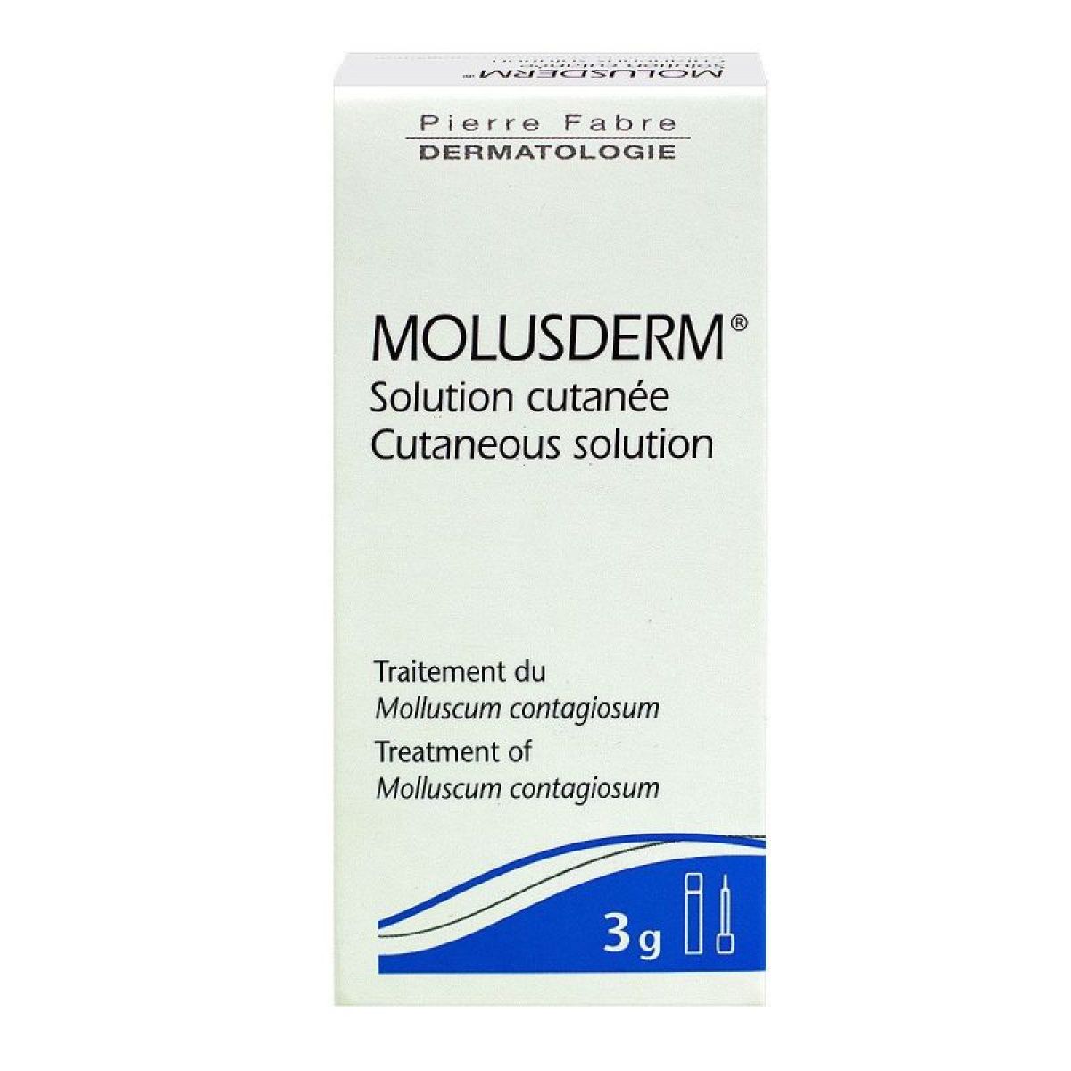Molusderm - Solution Cutanée Traitement Molluscum Contagiosum 3g