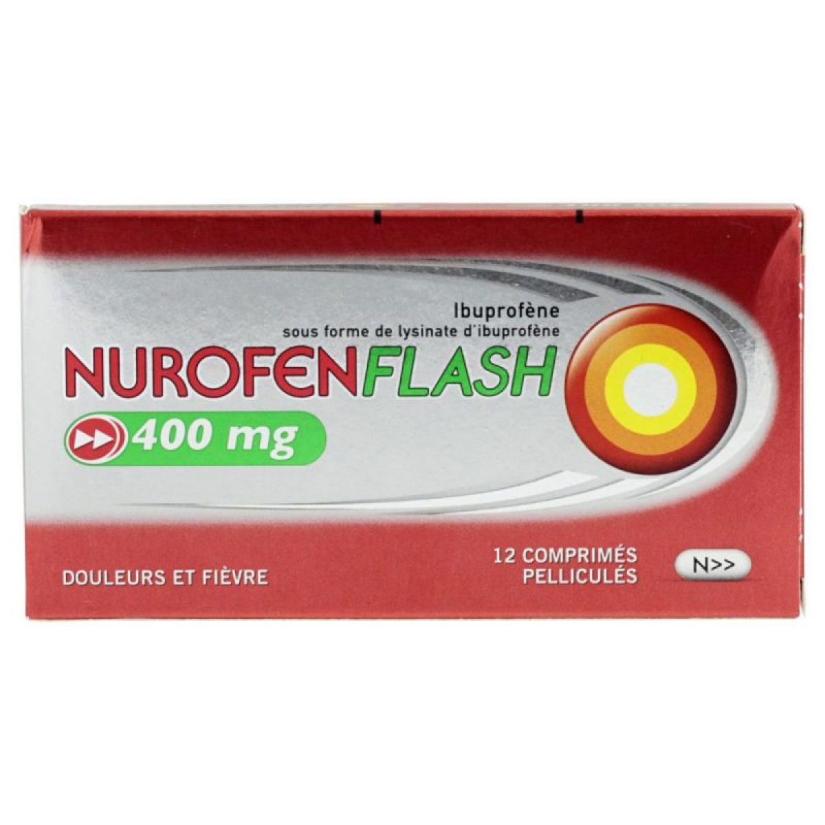 Nurofenflash 400mg 12 Comprimés - Soulagement des Douleurs Intenses