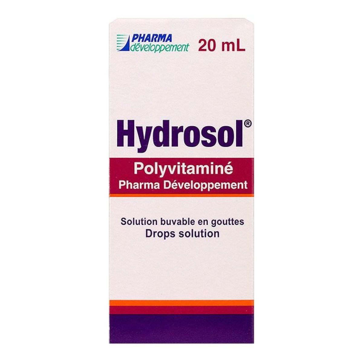 Hydrosol Polyvitamines : Solution vitaminée pour enfants - 20ml