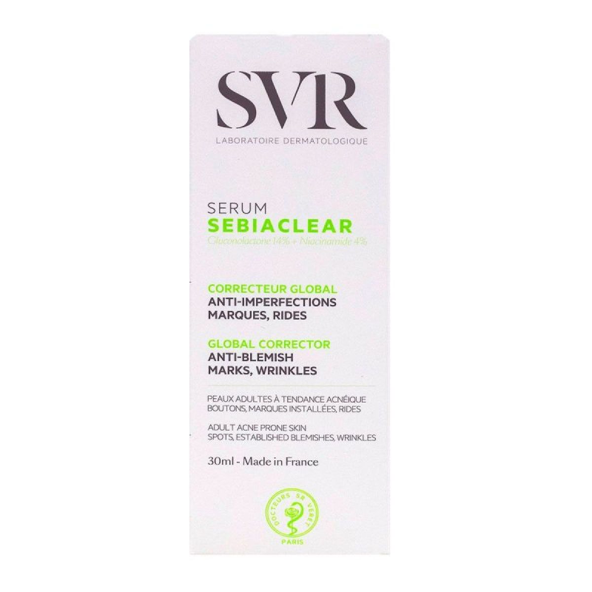 SVR Sebiaclear Sérum 30ml - Sérum Concentré Anti-Imperfections
