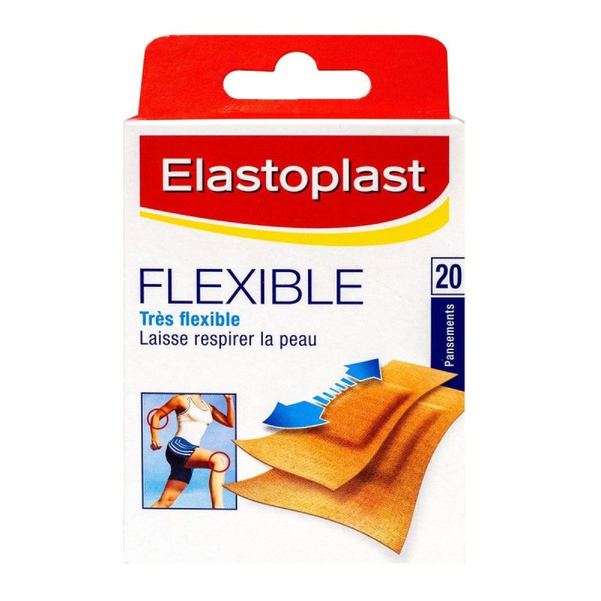 Elastoplast Pansements Flexibles x20 : protection durable et flexible