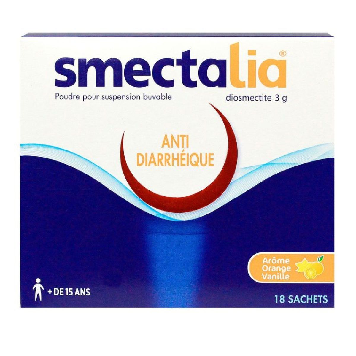 Smectalia 3G Sachets x18 - Soulagement de la diarrhée