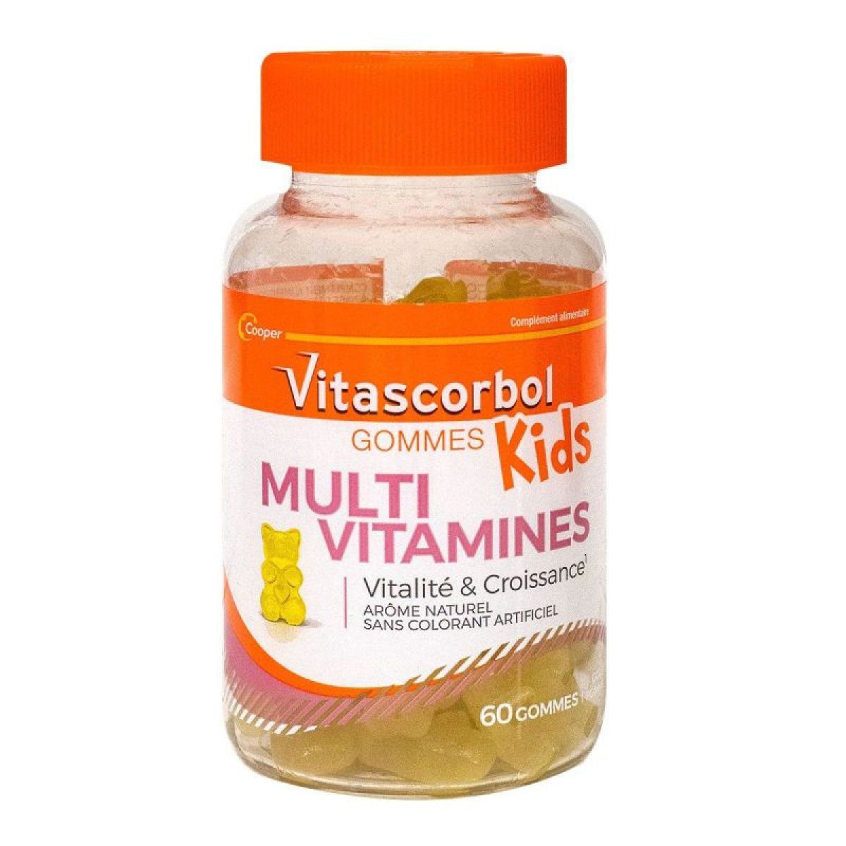 Vitascorbol Multi Kids Gommes x50 - Multivitamines pour Enfants