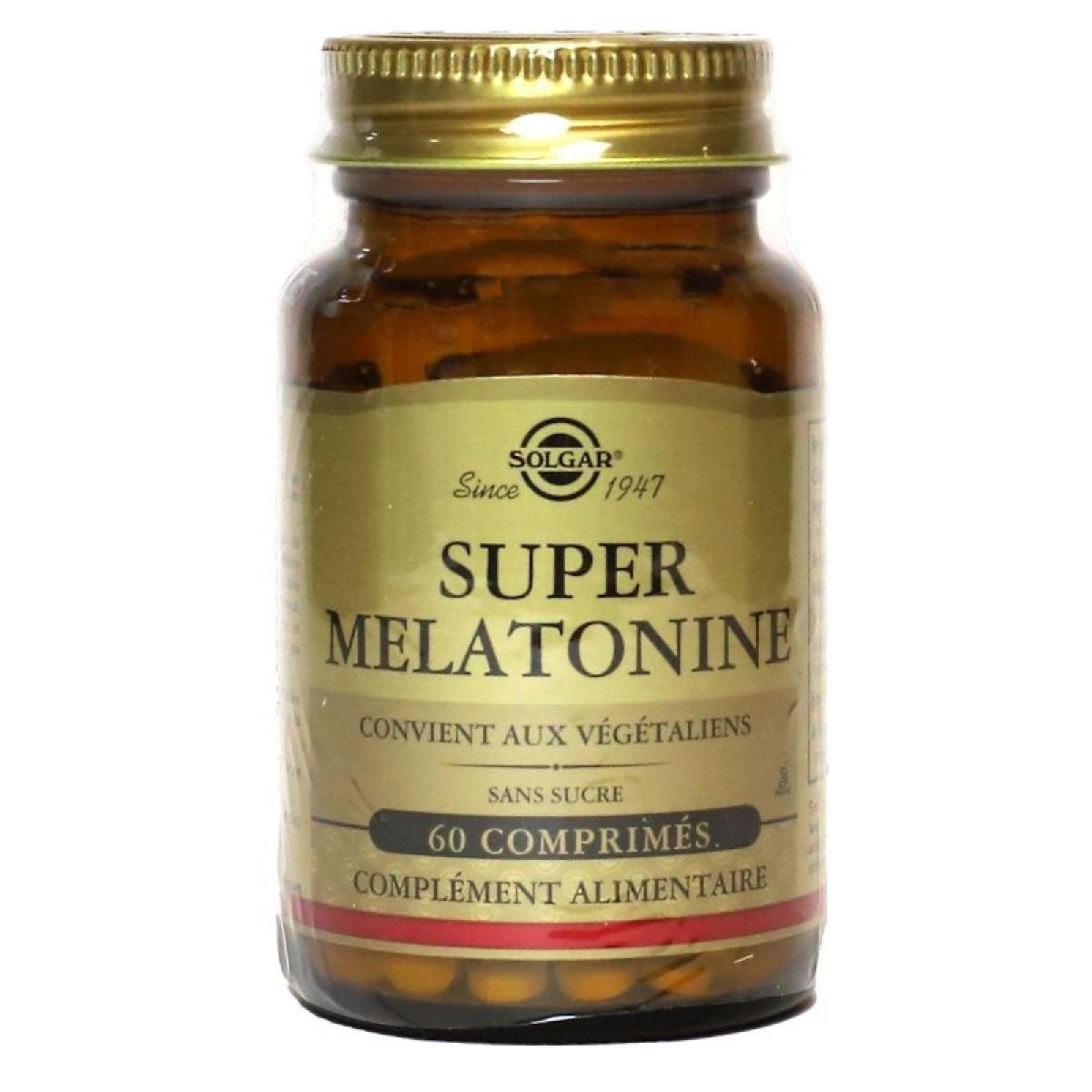 Solgar Mélatonine 1.9mg 60 Comprimés - Sommeil naturel