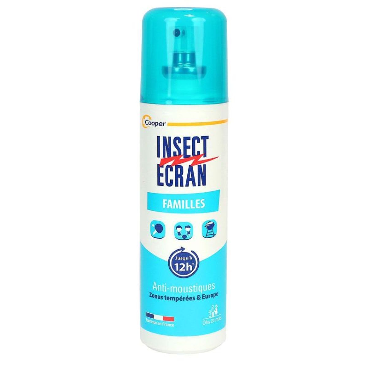 Insect-Ecran Famille : Spray répulsif anti-moustiques - 100ml