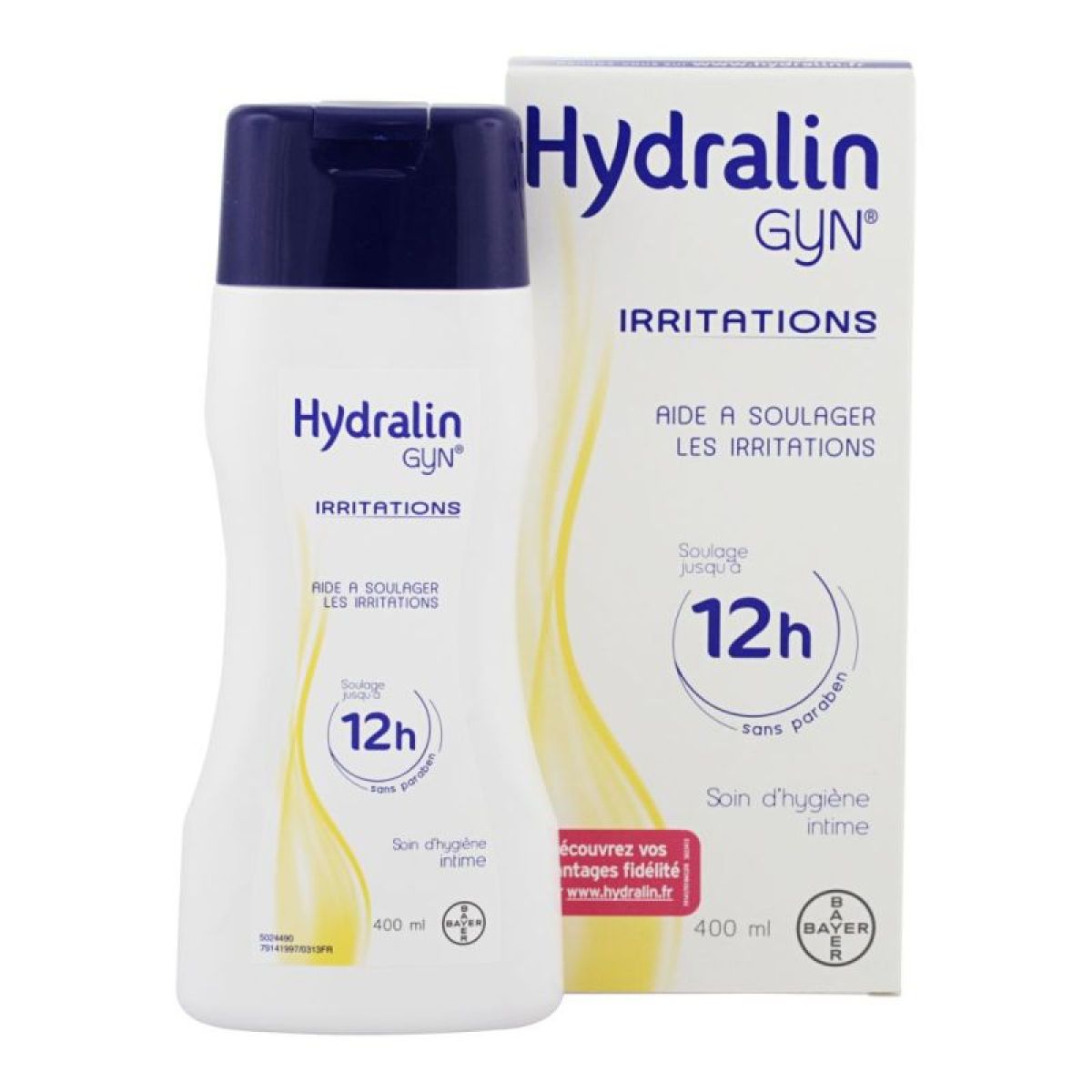 Hydralin Gyn : Gel lavant intime - 400ml