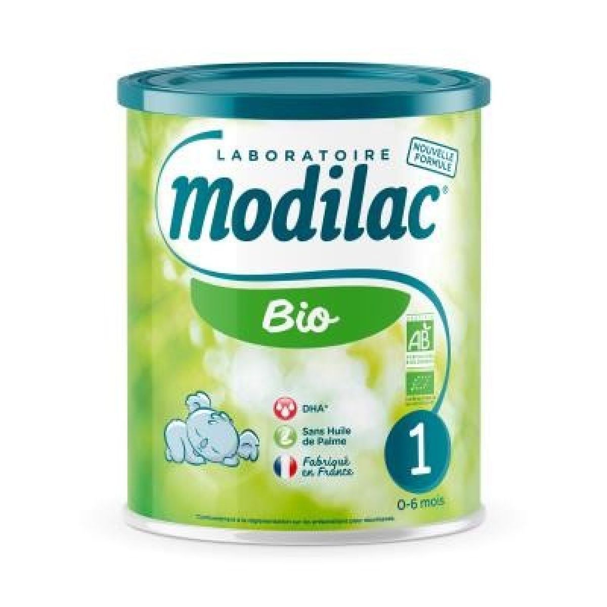 Modilac Bio 1 800G - Lait Infantile Biologique pour Nourrissons