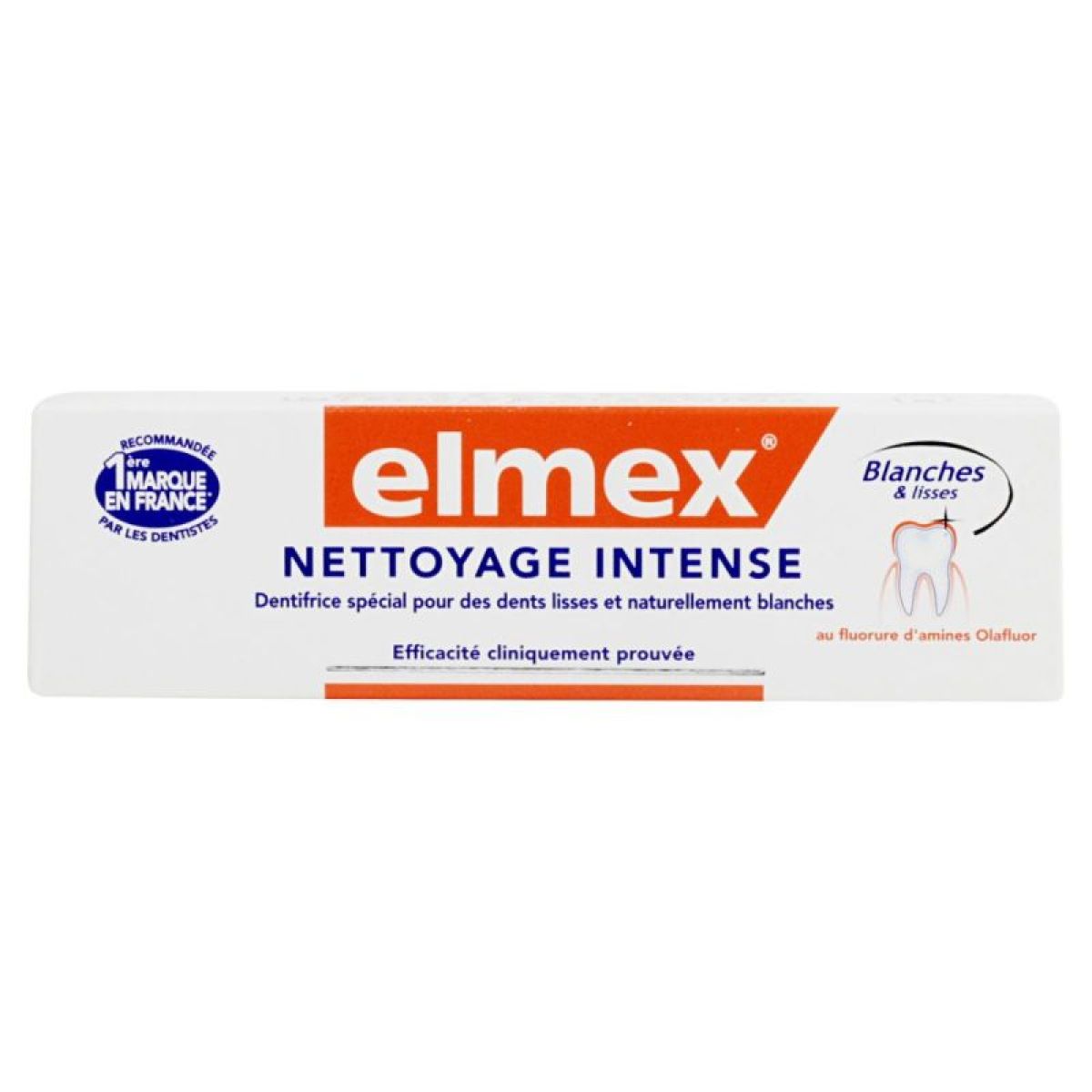 Elmex Dentifrice Nettoyage Intense fluor carie