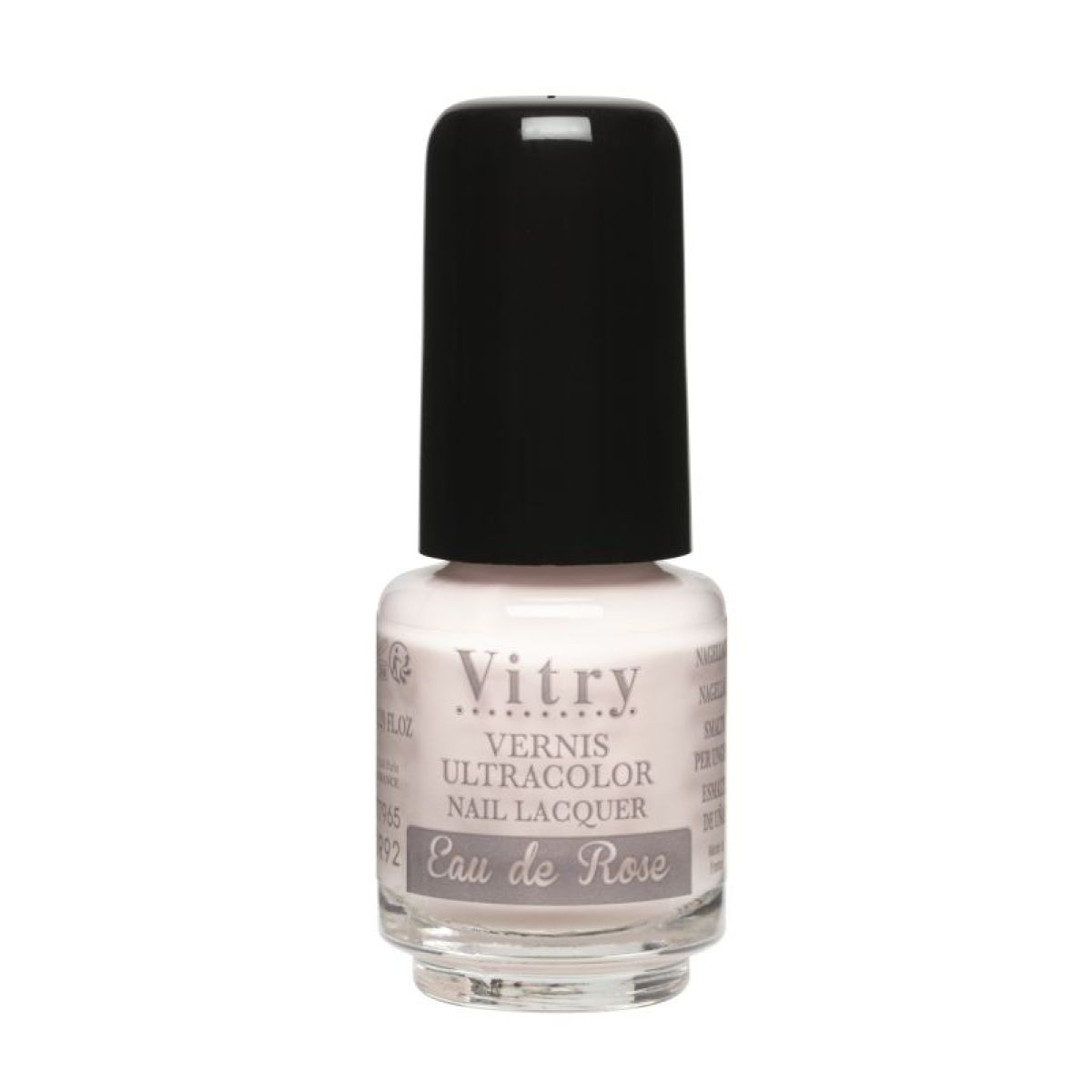 Vitry Mini Vernis Eau de Rose 4ml - Teinte Délicate et Romantique