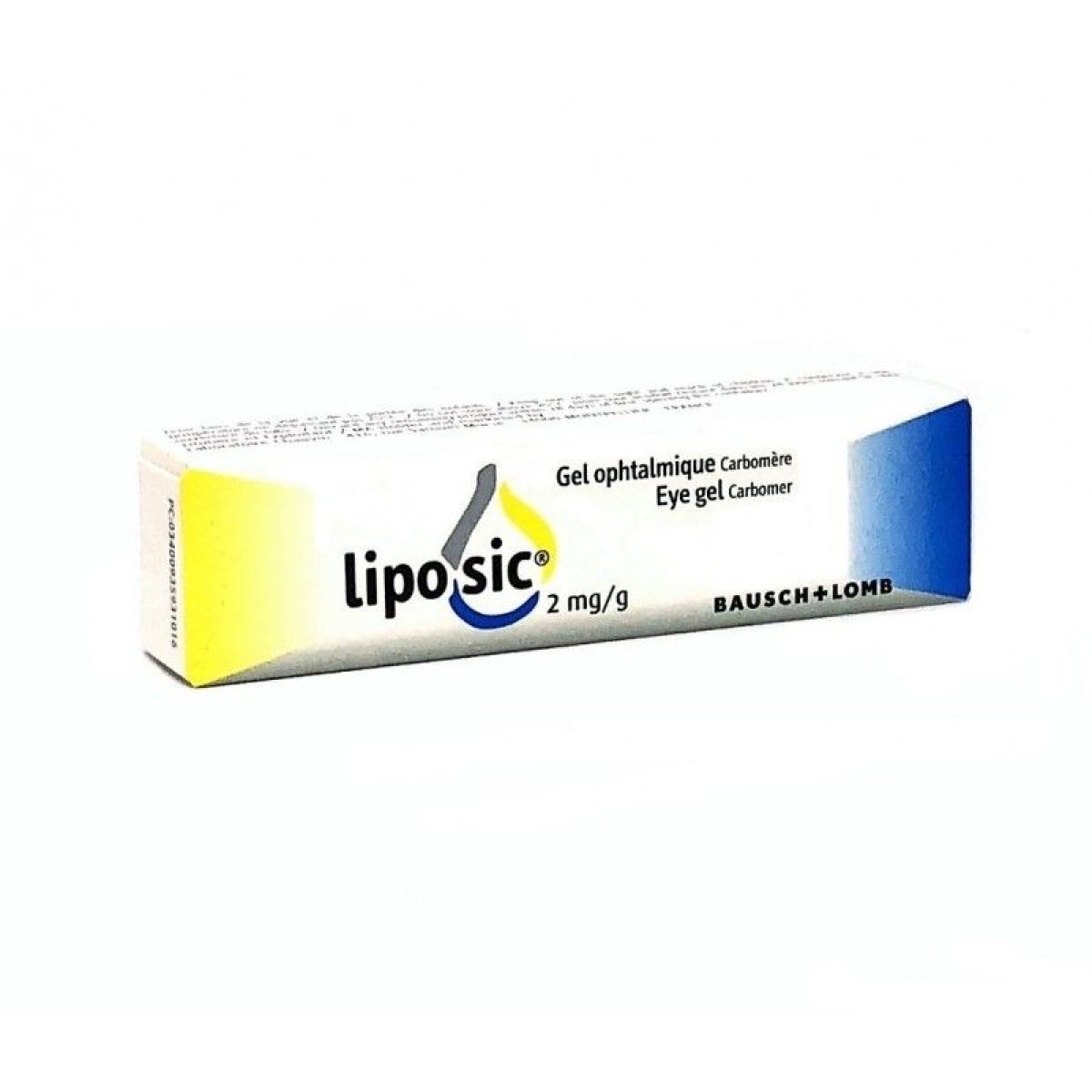 Gel ophtalmique Liposic 2mg/g 10g - Hydratation prolongée