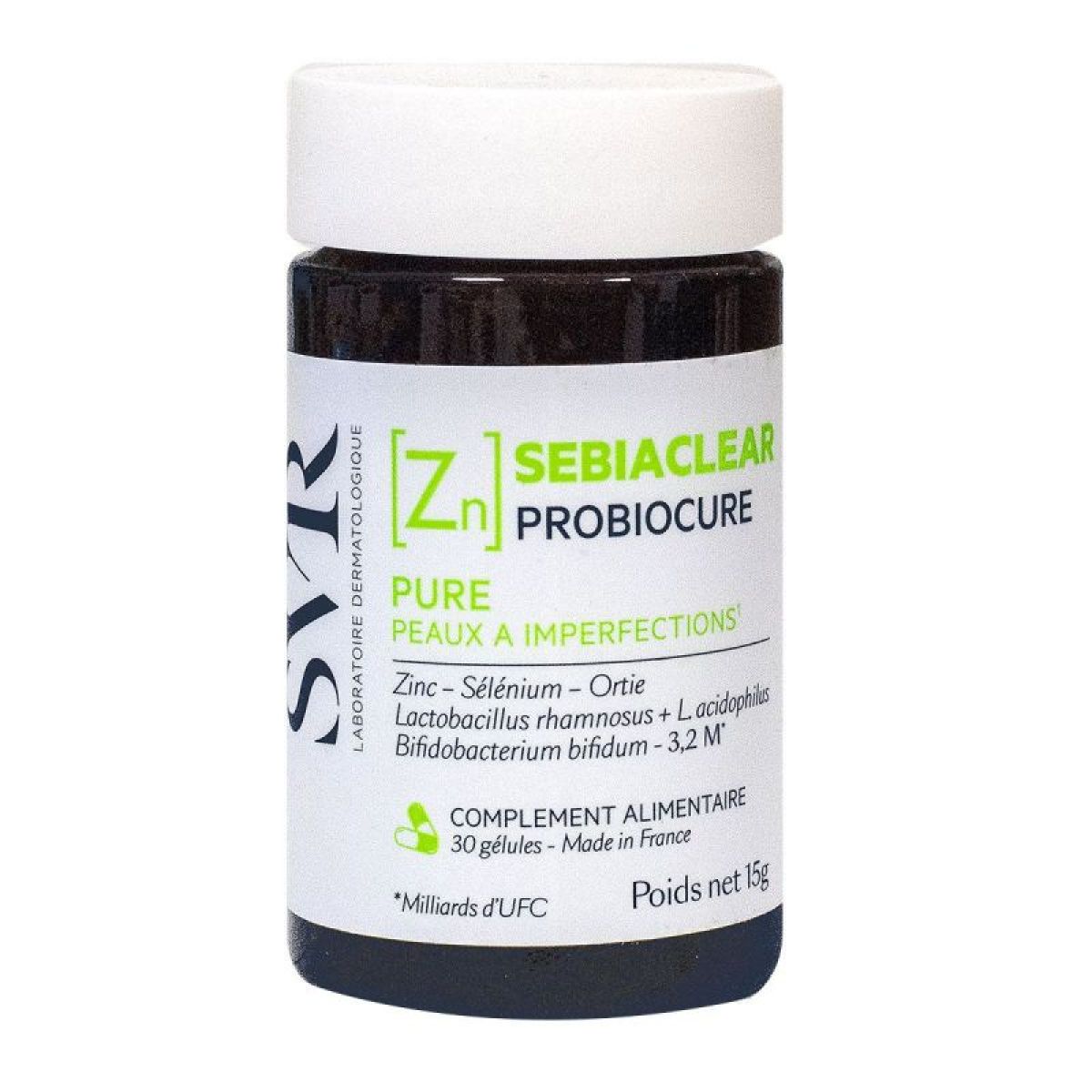 SVR Sebiaclear Probiocure 30 Gélules - Soin Anti-Imperfections Intérieur