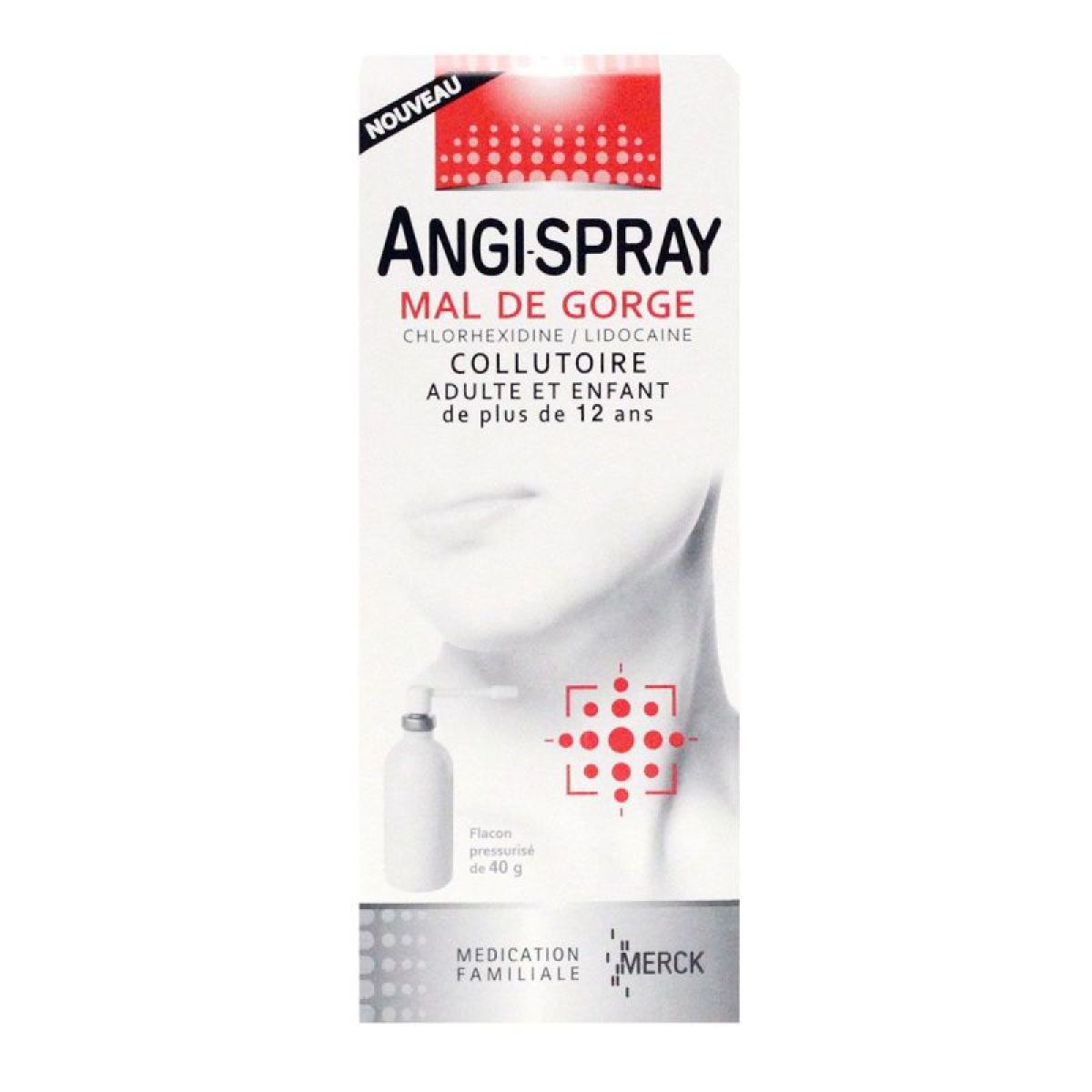 Angispray - Spray Mal de Gorge & Infection Buccale 40g