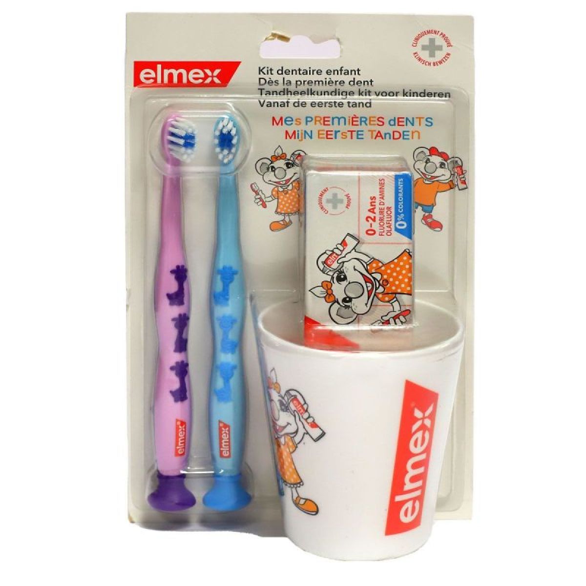 Elmex Kit Dentaire Enfant : ensemble complet pour l'hygiène bucco-dentaire