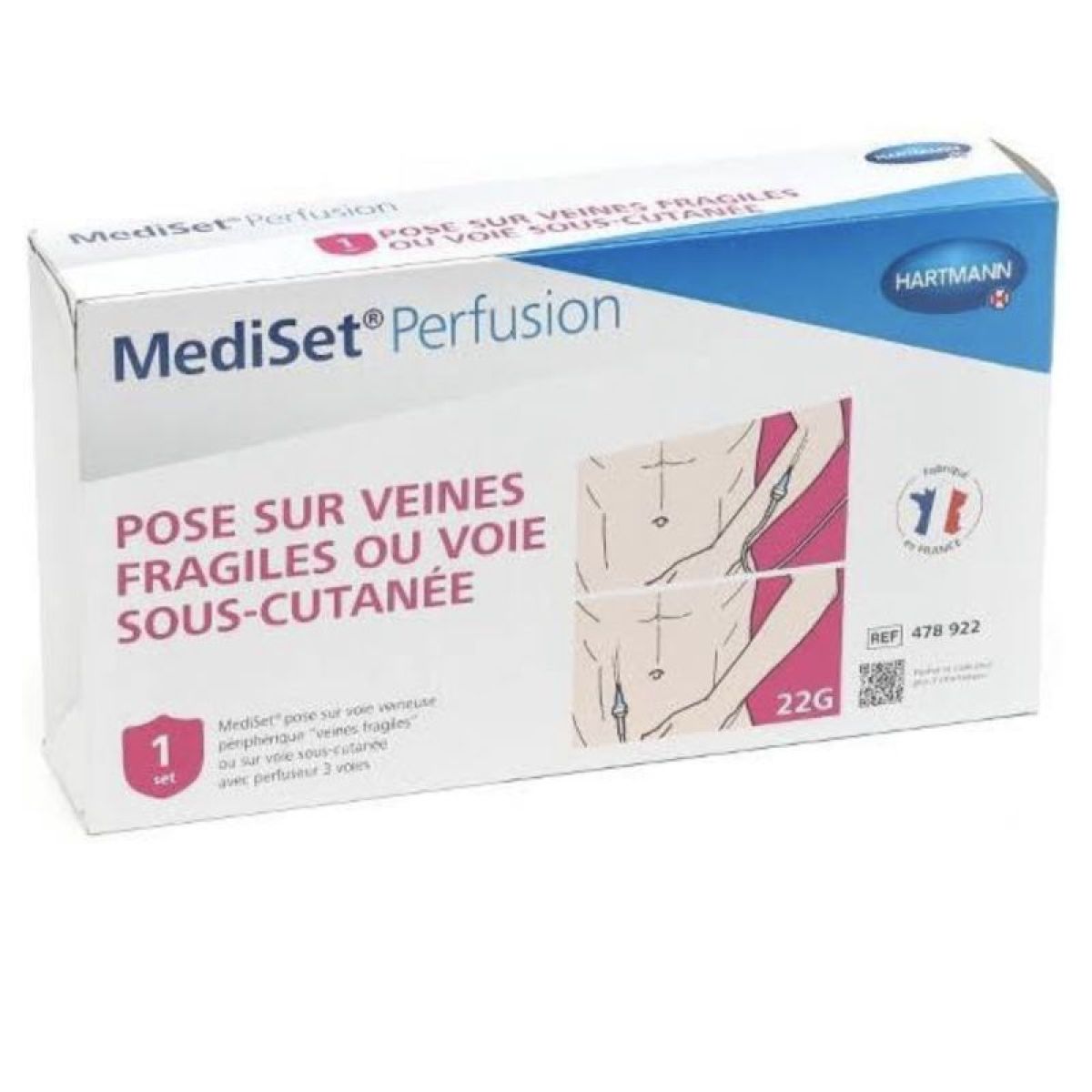 Mediset Perfusion Veine Fragile - Pose sous Cutanée