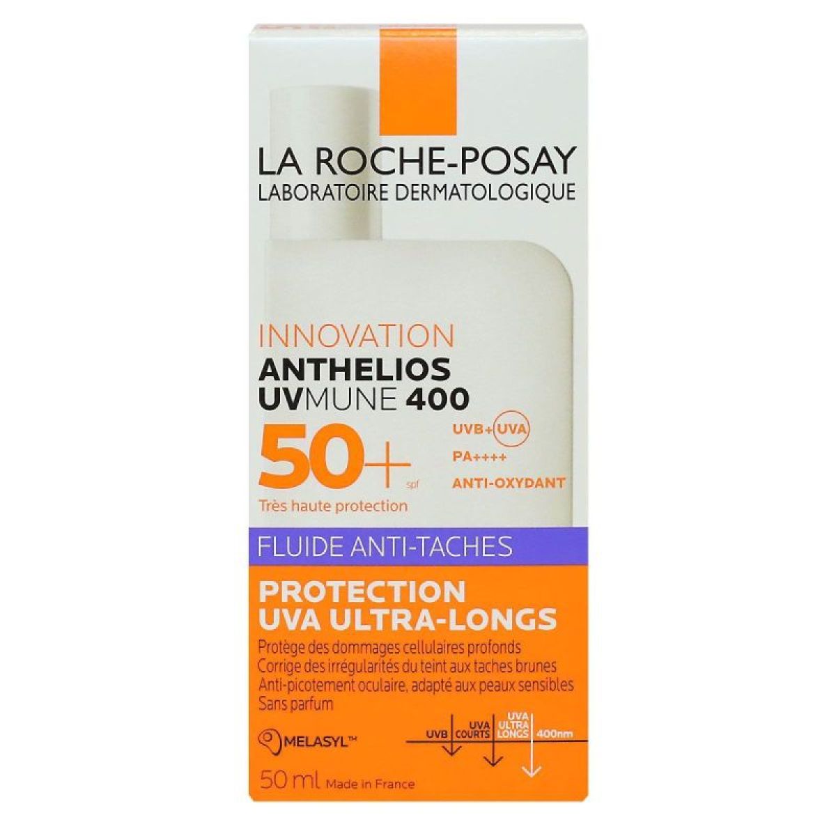 Anthelios UVMune SPF 50+ Anti-Taches – Soin solaire 50ml