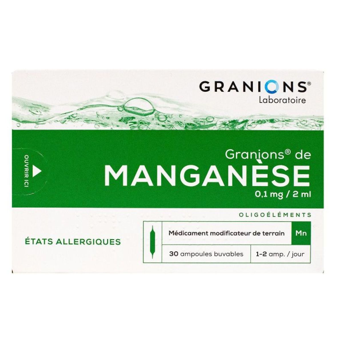 Granions Manganèse : Protection cellulaire et bien-être articulaire